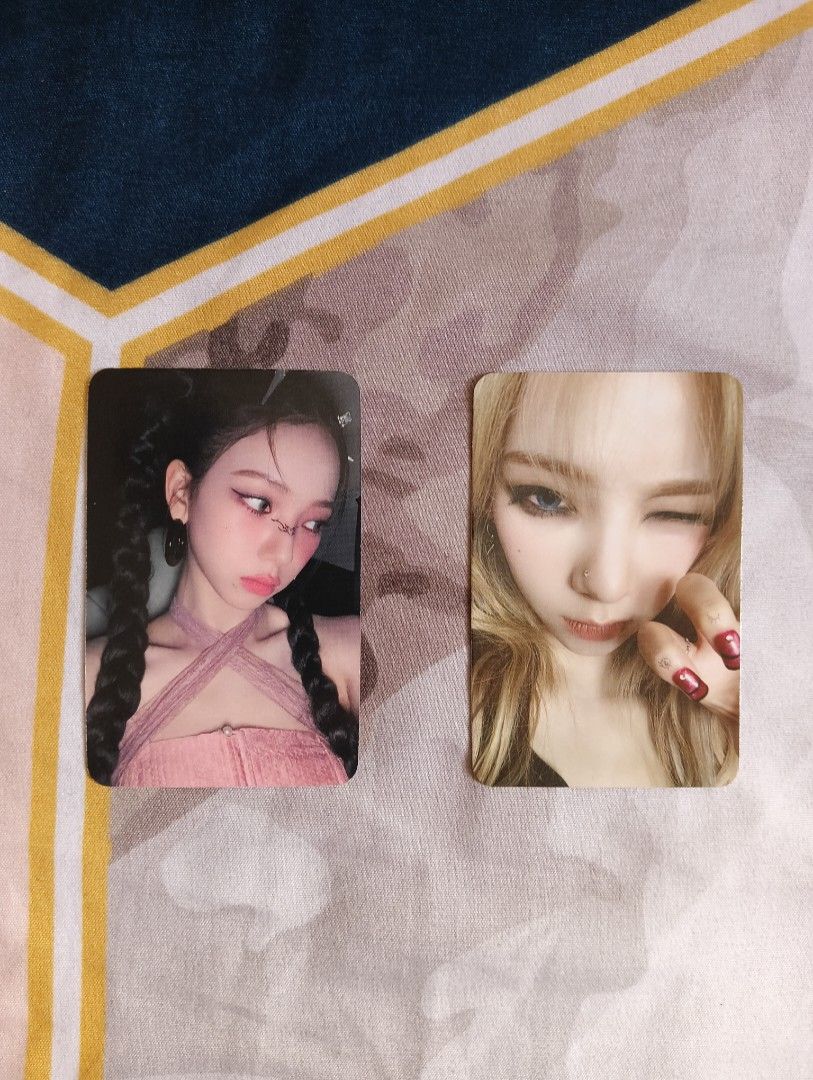 Aespa karina official photocard [Karina braids & Blonde karina], Hobbies & Toys, Memorabilia ...