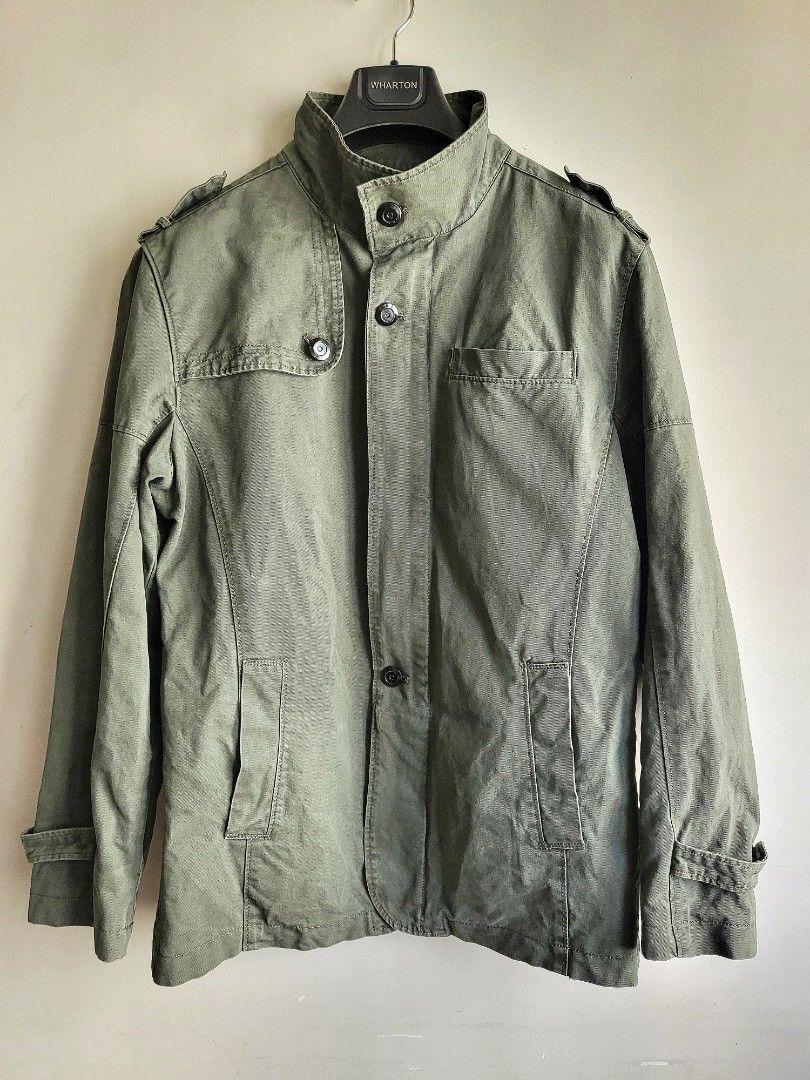 Army Green Military Field Jacket, Men's Fashion, Coats, Jackets and ...