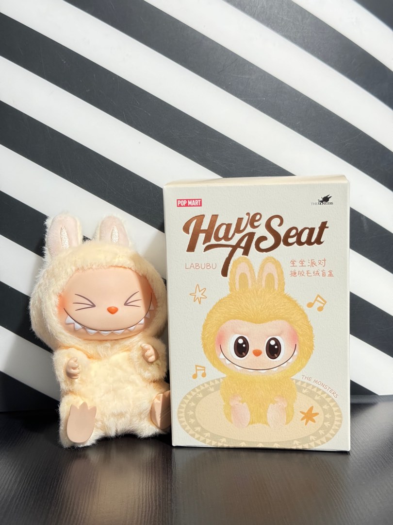 AUTHENTIC LABUBU V2 HAVE A SEAT - SISI, Hobbies & Toys, Toys & Games on ...