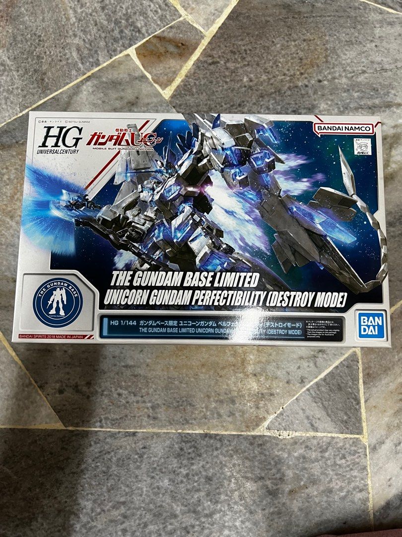 Bandai THE GUNDAM BASE LIMITED Unicorn Gundam Perfectibility (Destroy ...