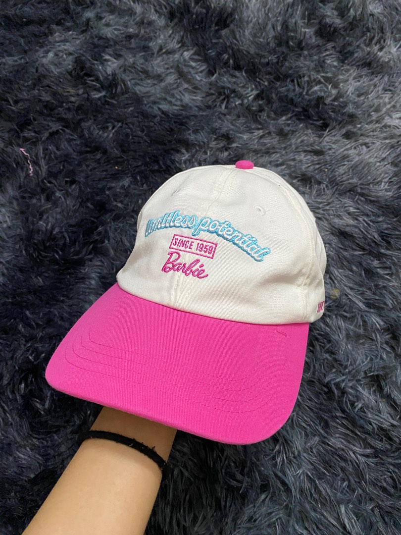 Barbie X MINISO CAP, Men's Fashion, Watches & Accessories, Cap & Hats ...