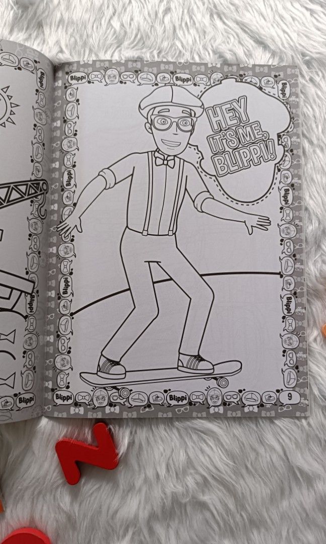 Blippi Coloring and Activity Books Set of 2, Hobbies & Toys, Books ...