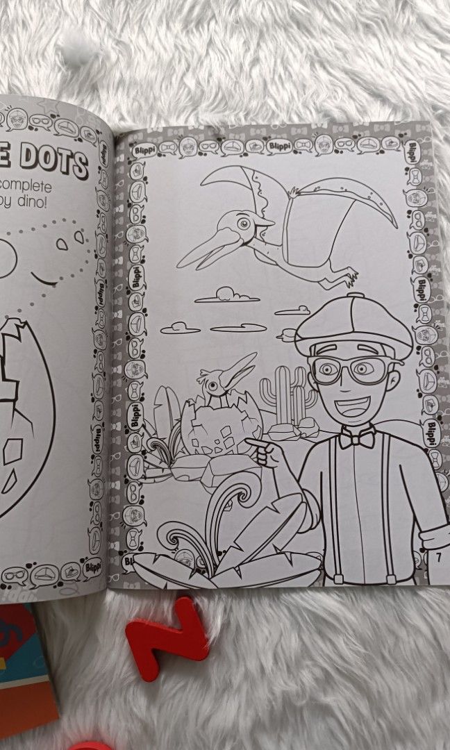 Blippi Coloring and Activity Books Set of 2, Hobbies & Toys, Books ...