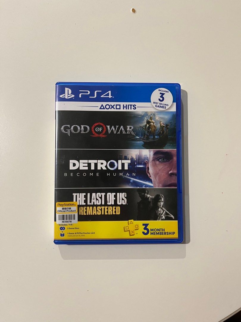 (CAN NEGO) PS4 best hits bundle god of war & detroit become human ...