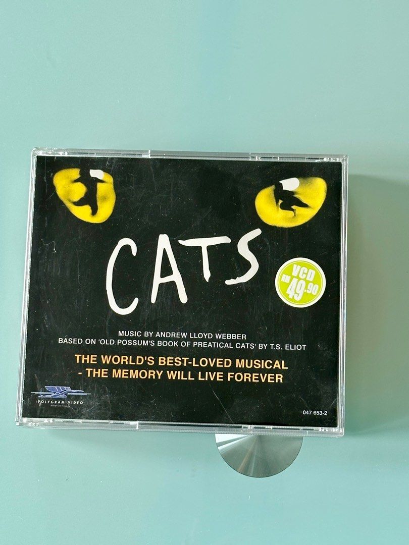Cats The Musical by Andrew Lloyd Webber VCD, Hobbies & Toys, Music ...