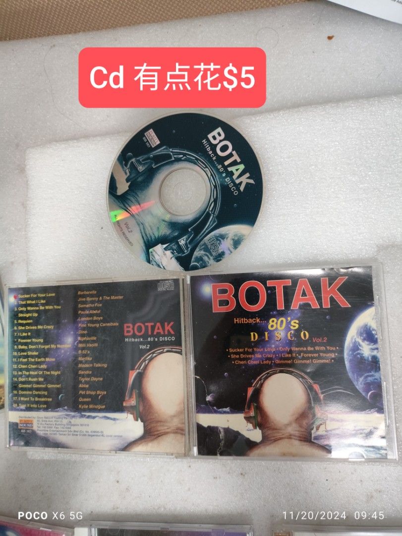 Cd botak disco see price list, Hobbies & Toys, Music & Media, CDs ...