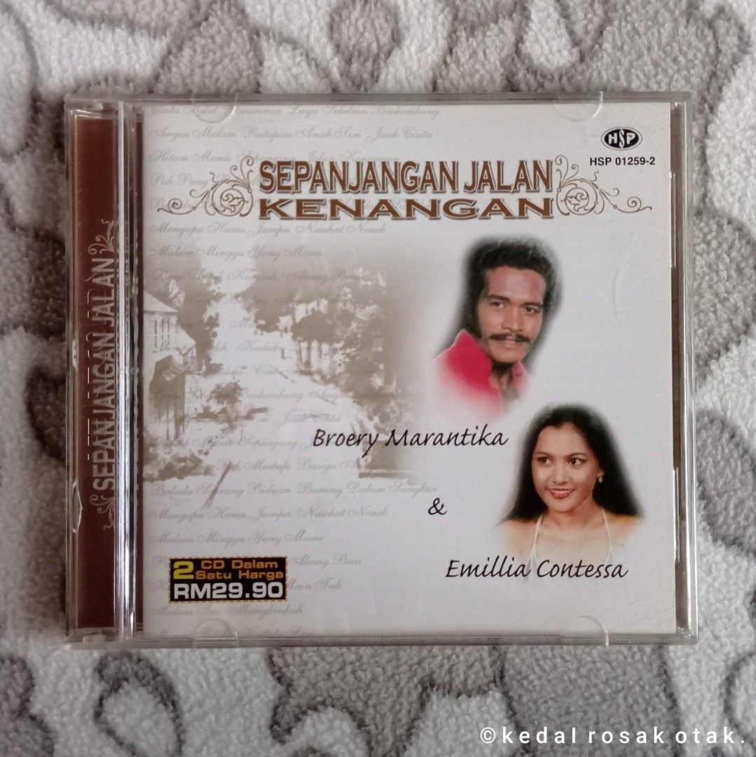 Cd Broery Marantika & Emillia Contessa 'Sepanjang Jalan Kenangan' ©2005 ...