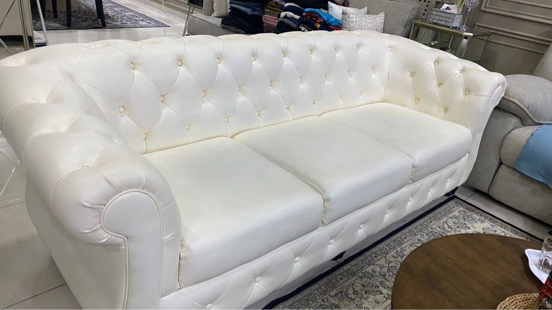 Chesterfield design, Furniture & Home Living, Furniture, Sofas on Carousell