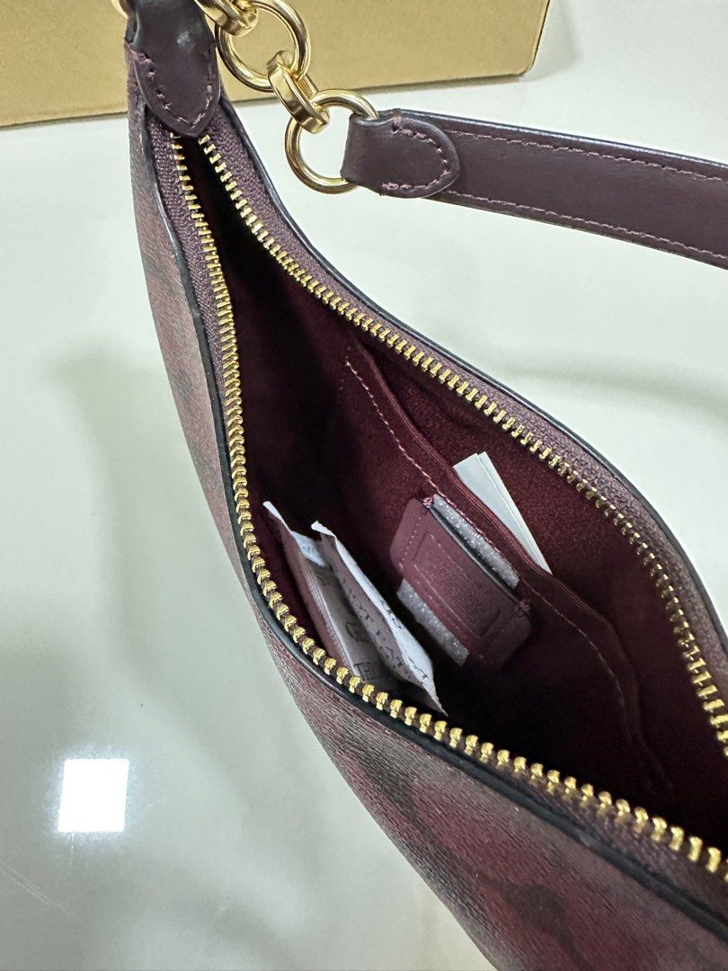 Coach Mini Payton in Signature Canvas - Ox Red, Luxury, Bags & Wallets ...