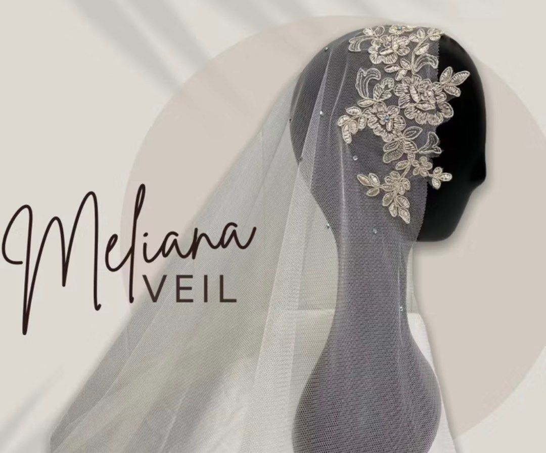 Cream Veil 1 meter, Women's Fashion, Muslimah Fashion, Hijabs on Carousell