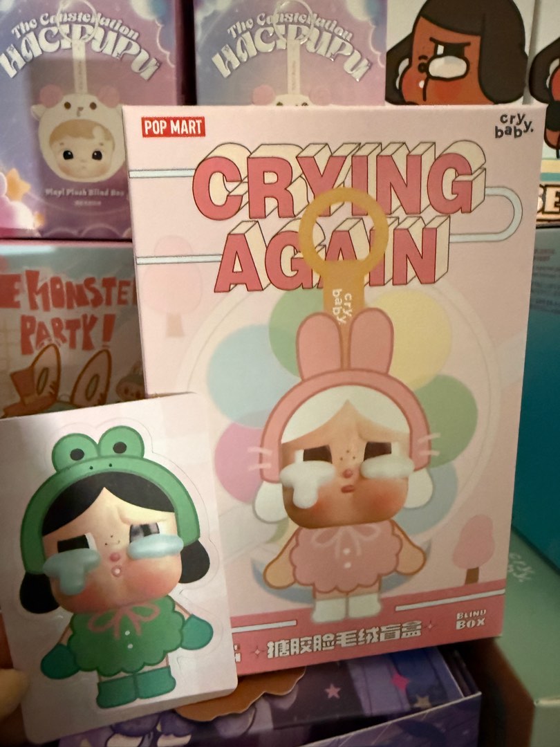 Crying Again Frog plush Pendant, Hobbies & Toys, Toys & Games on Carousell