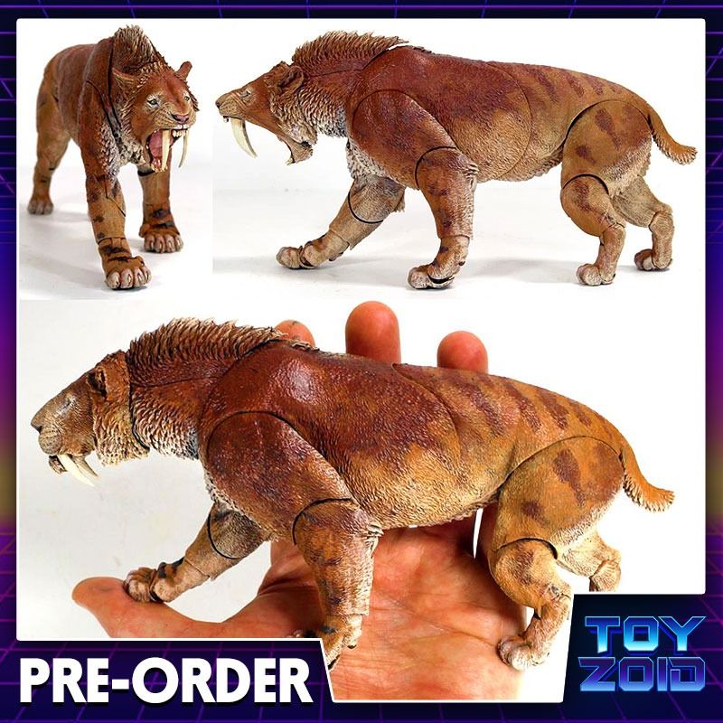 Cyberzoic Smilodon Populator Tan Version 1/12 Scale, Hobbies & Toys ...