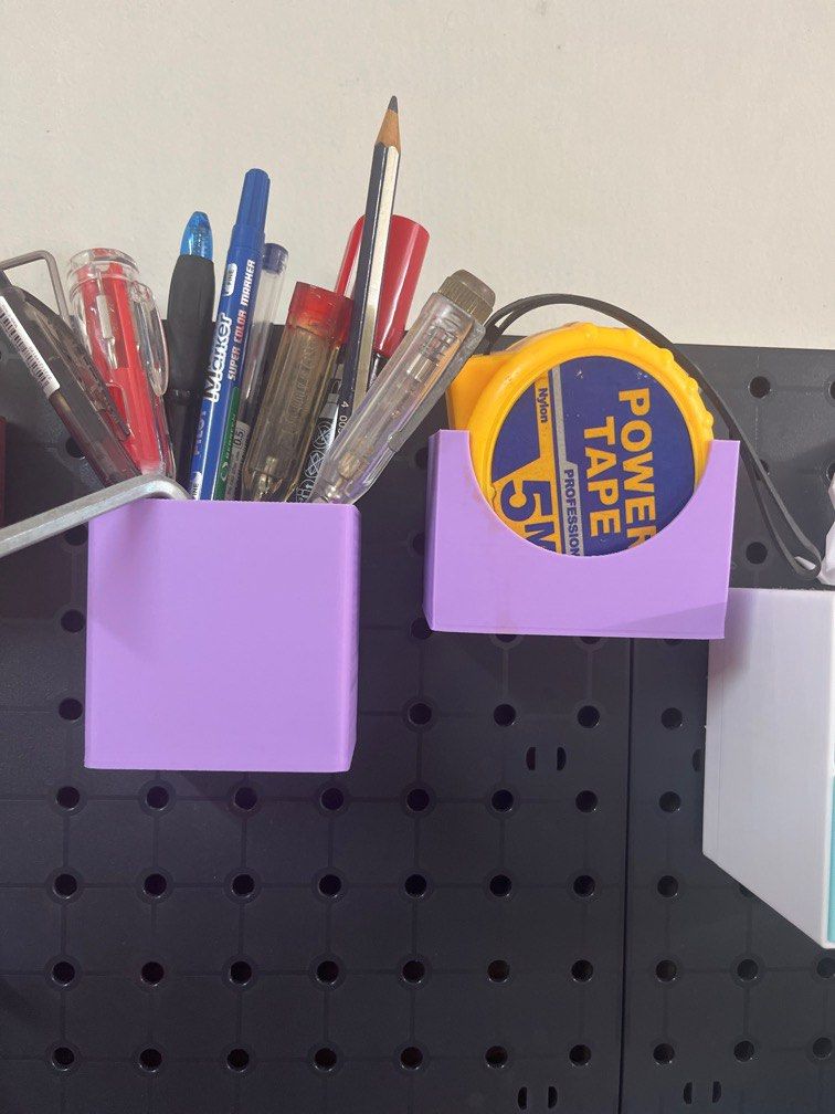 DAISO PEGBOARD ACCESSORIES 3D printed, Furniture & Home Living, Home ...