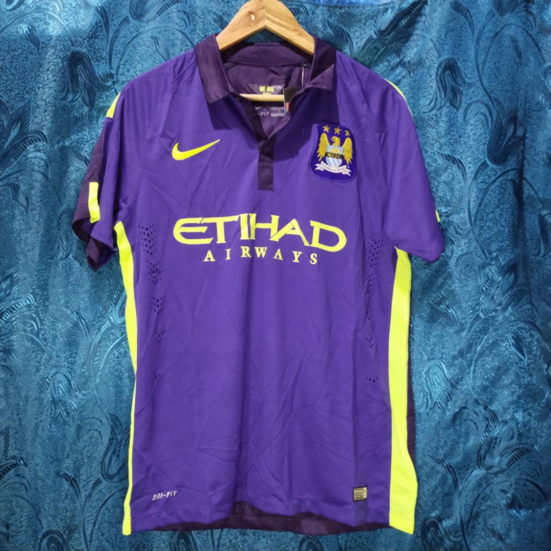 Etihad Airways Nike Football Jersey MCFC, Men's Fashion, Activewear on ...