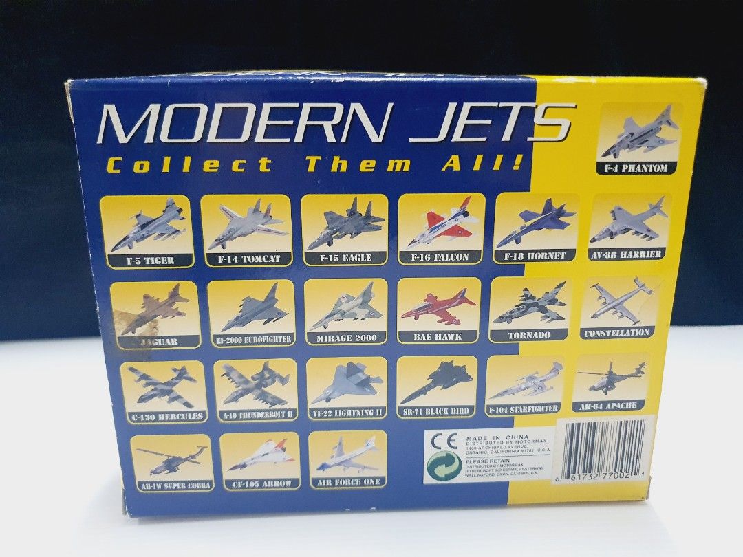 F-5E TIGER USAF JET FIGHTER DIECAST LOCKHEED MARTIN MOTORMAX MODERN ...