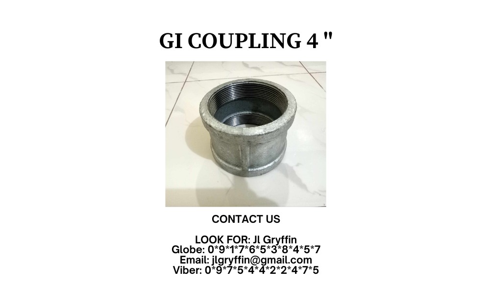 GI Coupling 4 ", Commercial & Industrial, Industrial Equipment on Carousell