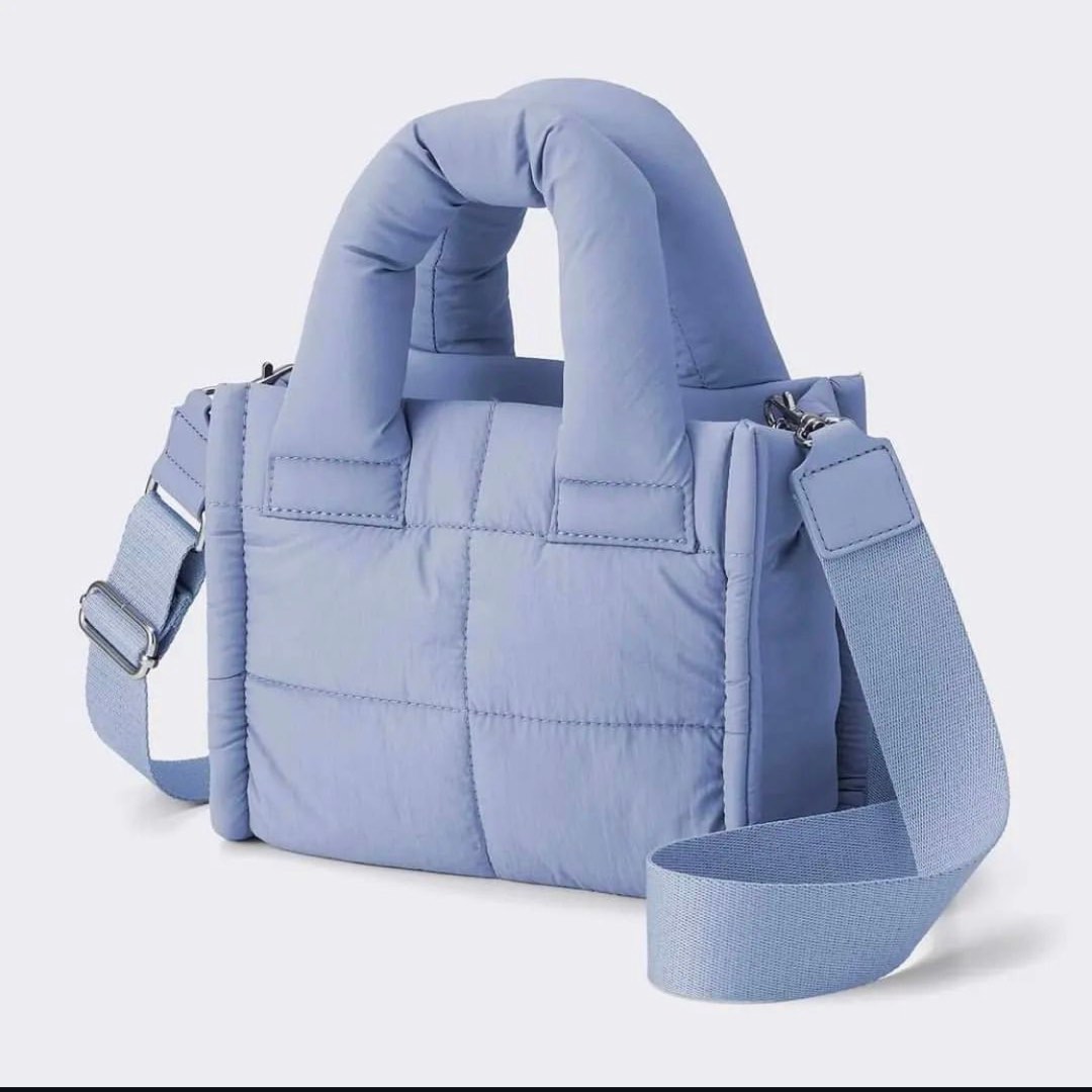 GU puff mini shoulder bag blue, Women's Fashion, Bags & Wallets ...