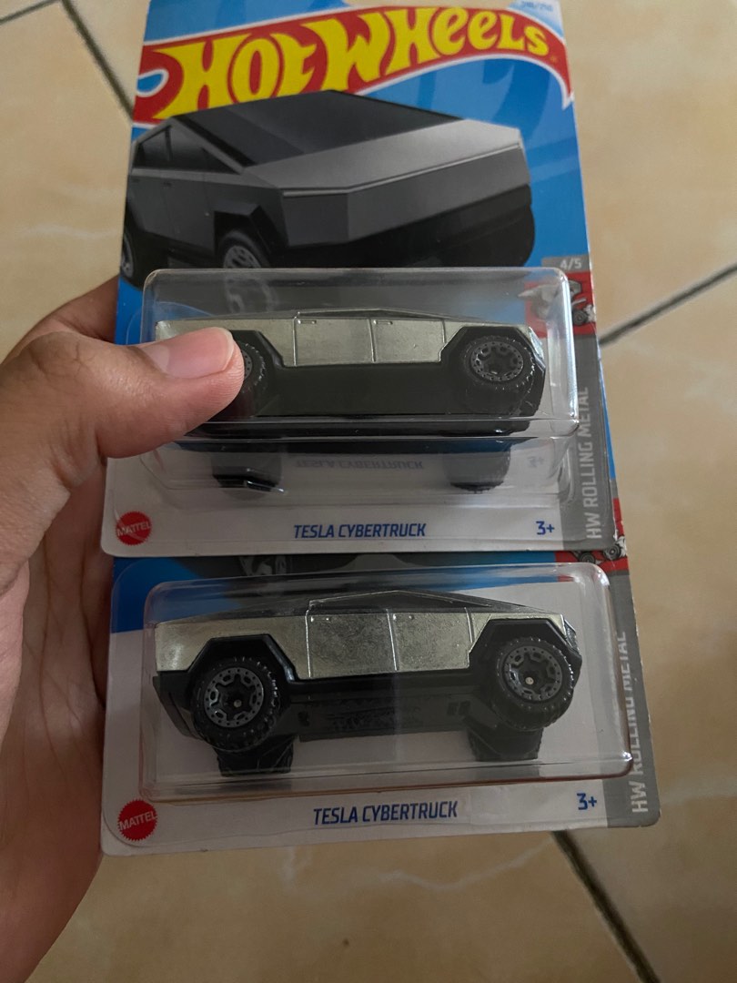Hotwheels Tesla Cybertruck, Hobbies & Toys, Toys & Games on Carousell