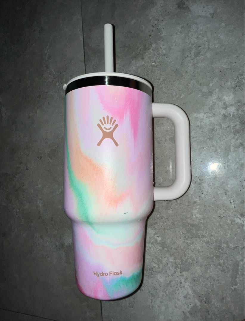Hydroflask Tumbler Swirl-G 32oz, Furniture & Home Living, Kitchenware ...