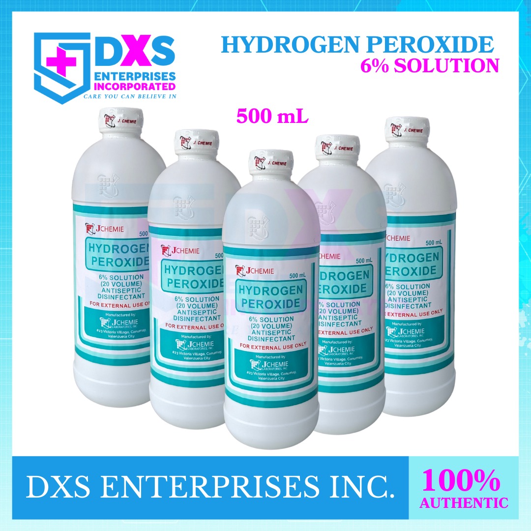 HYDROGEN PEROXIDE 6% SOLUTION, Health & Nutrition, Medical Supplies ...