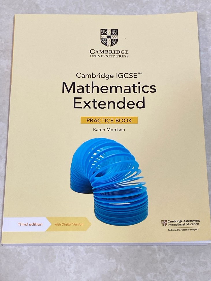 Igcse Mathematics Extended Practice Book Workbook Hobbies And Toys