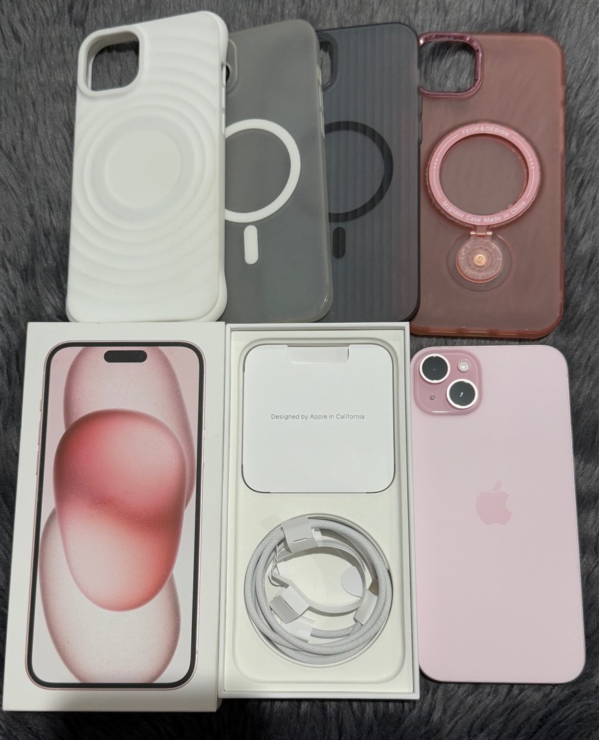 iPhone 15 Plus 128gb Pink Openline Bought in Abenson, Mobile Phones ...