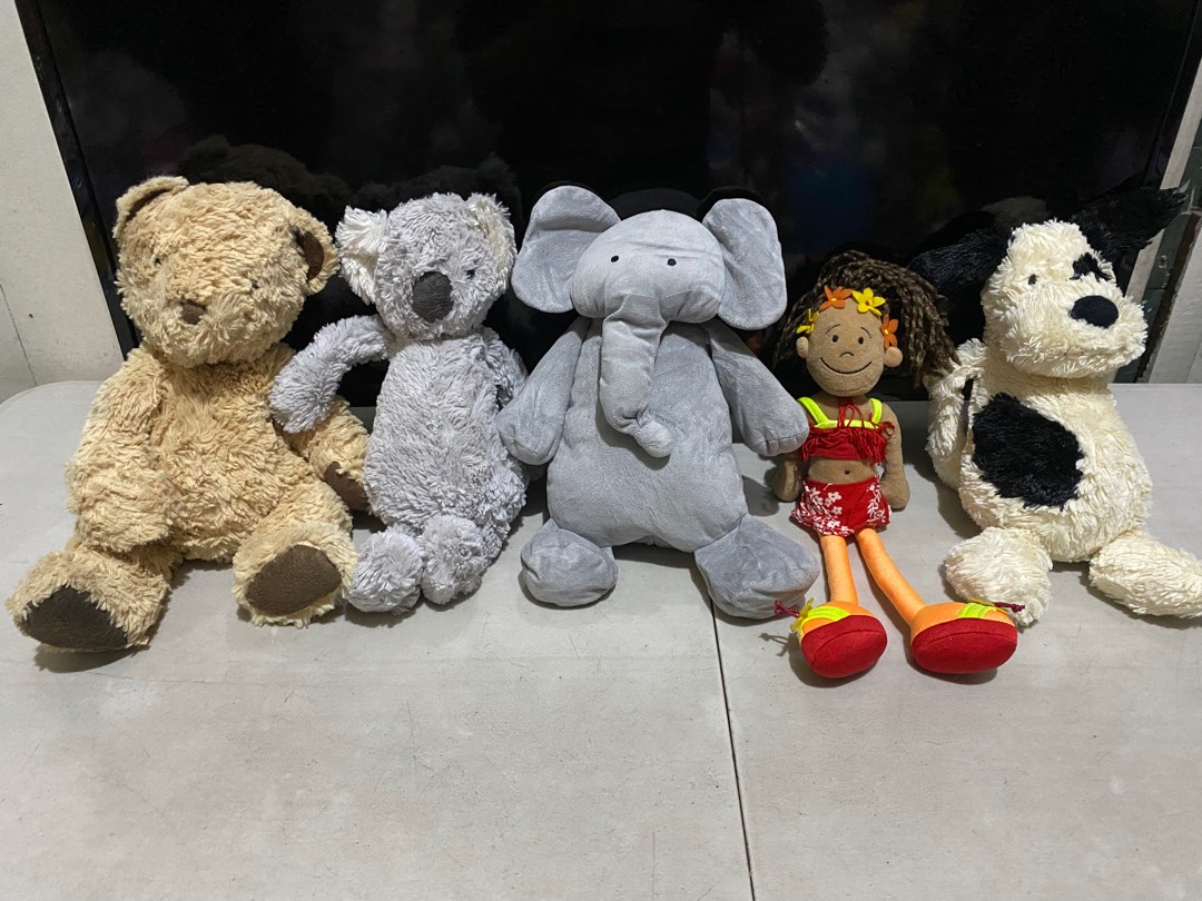 Jellycat 5-Pc Plush Bundle, Hobbies & Toys, Toys & Games on Carousell