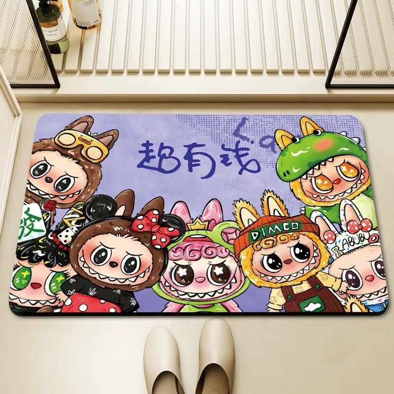 Labubu Floor Mat, Furniture & Home Living, Home Decor Accessories ...