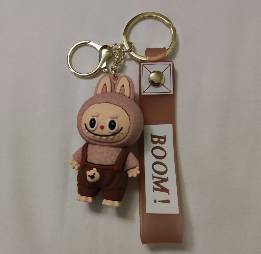 Labubu Handphone Strap Keychain Decoration with Handbag Hook, Mobile ...