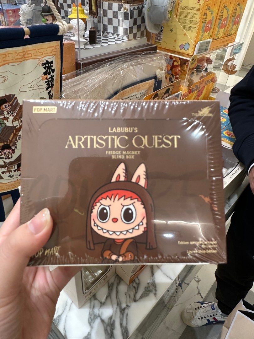 LABUBU Louvre museum exclusive fridge magnet, Hobbies & Toys, Toys ...