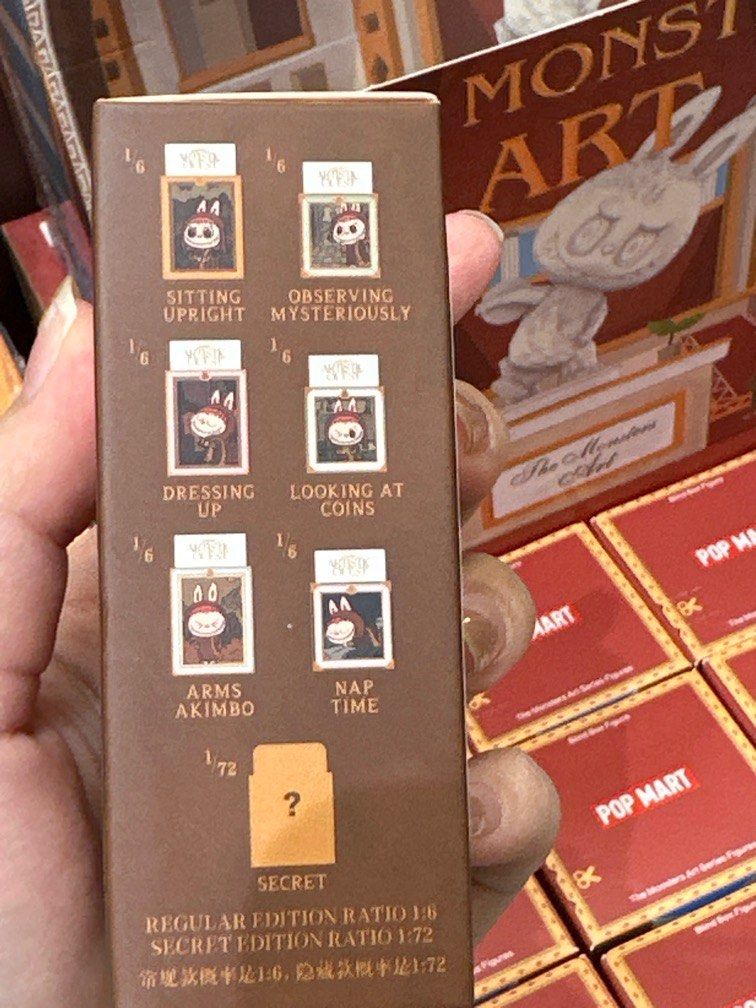 LABUBU Louvre museum exclusive fridge magnet, Hobbies & Toys, Toys ...