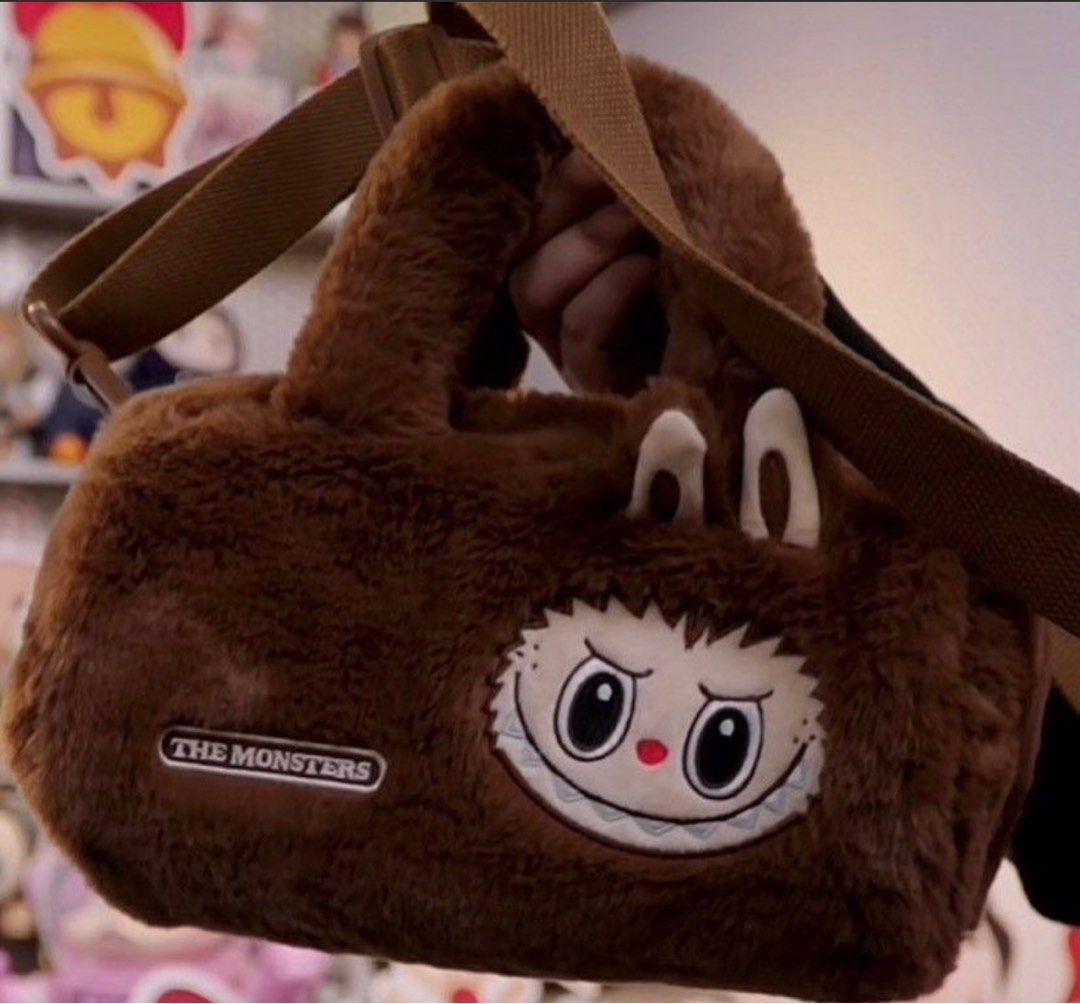 Labubu The Monsters Plush Bag, Women's Fashion, Bags & Wallets, Cross ...