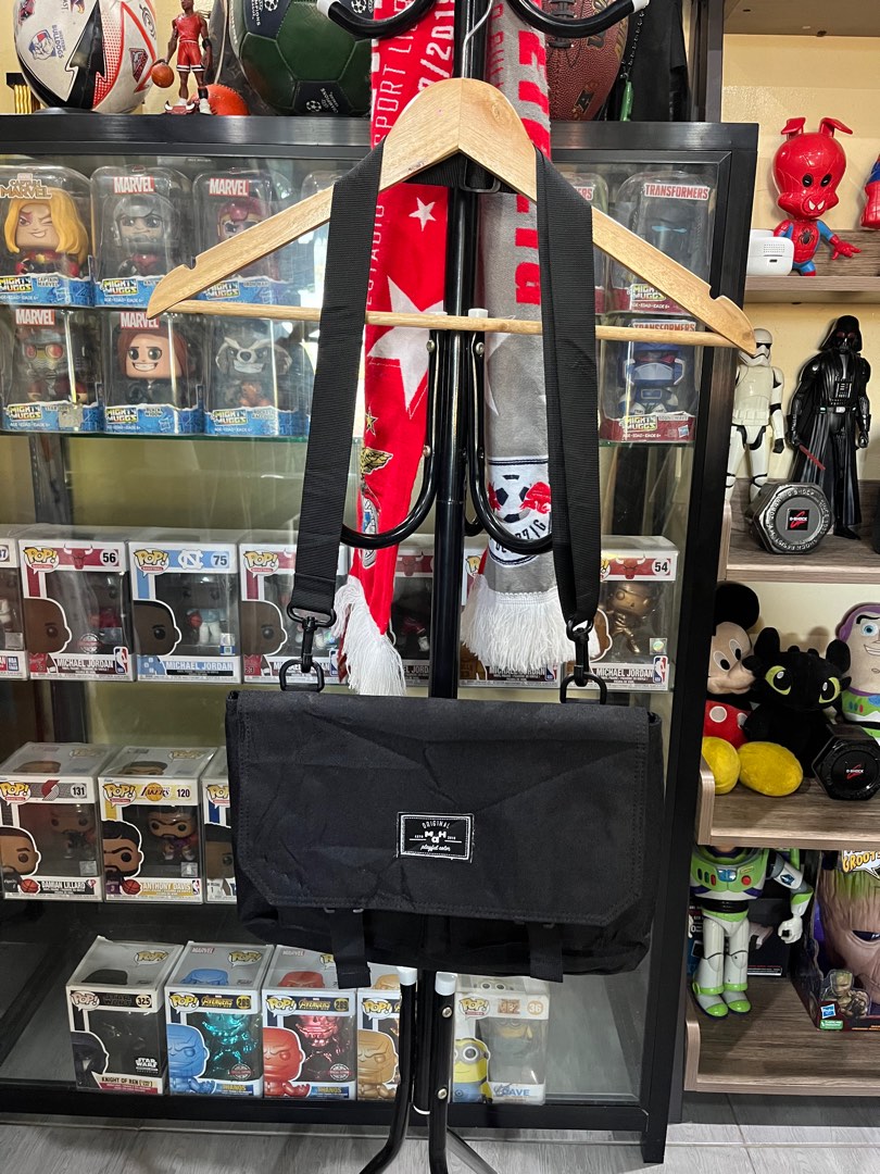 MAH by Mr. Ace Homme Playful Color Sling Bag /Black, Men's Fashion ...