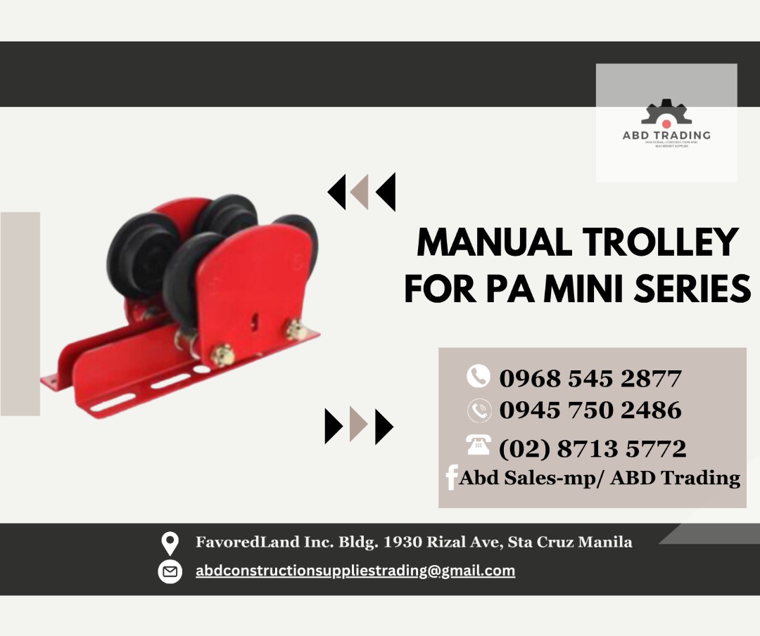 MANUAL TROLLEY FOR PA MINI SERIES, Commercial & Industrial ...