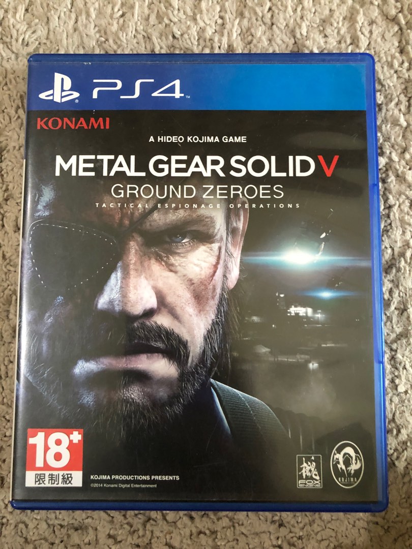 Metal Gear Solid V Ground Zeroes, Video Gaming, Video Games, PlayStation on Carousell