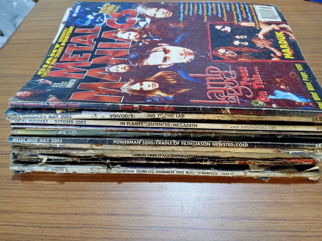 METAL MUSIC MAGAZINES, Hobbies & Toys, Books & Magazines, Magazines on ...