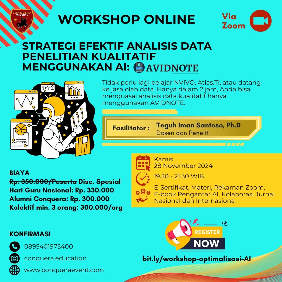 Metode Analisis Data dalam Penelitian Kualitatif Menggunakan AI Avidnote, Tiket & Voucher, Tiket ...