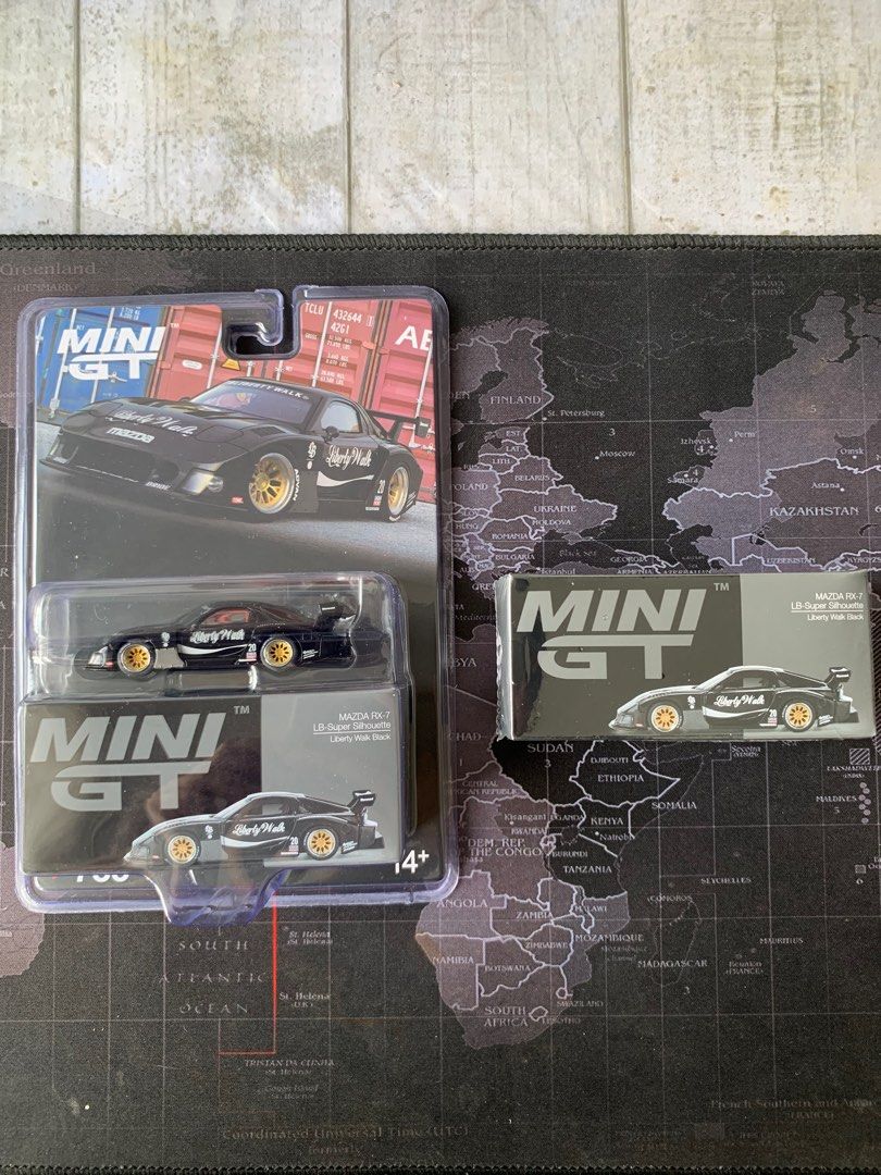 Mini GT RX7 LBWK Black, Hobbies & Toys, Toys & Games on Carousell