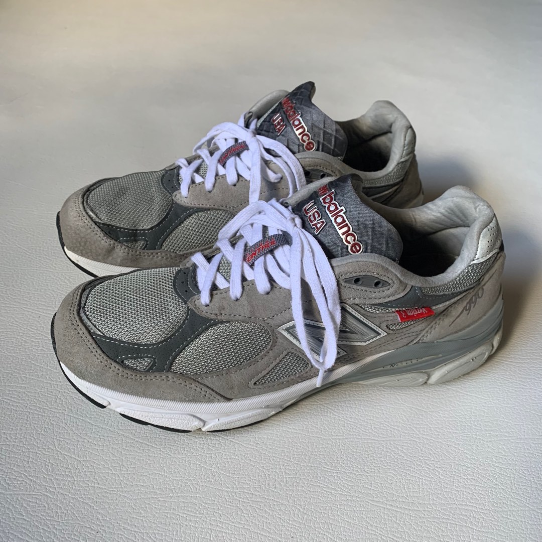 new balance 990v3 red tag, Men's Fashion, Footwear, Sneakers on Carousell