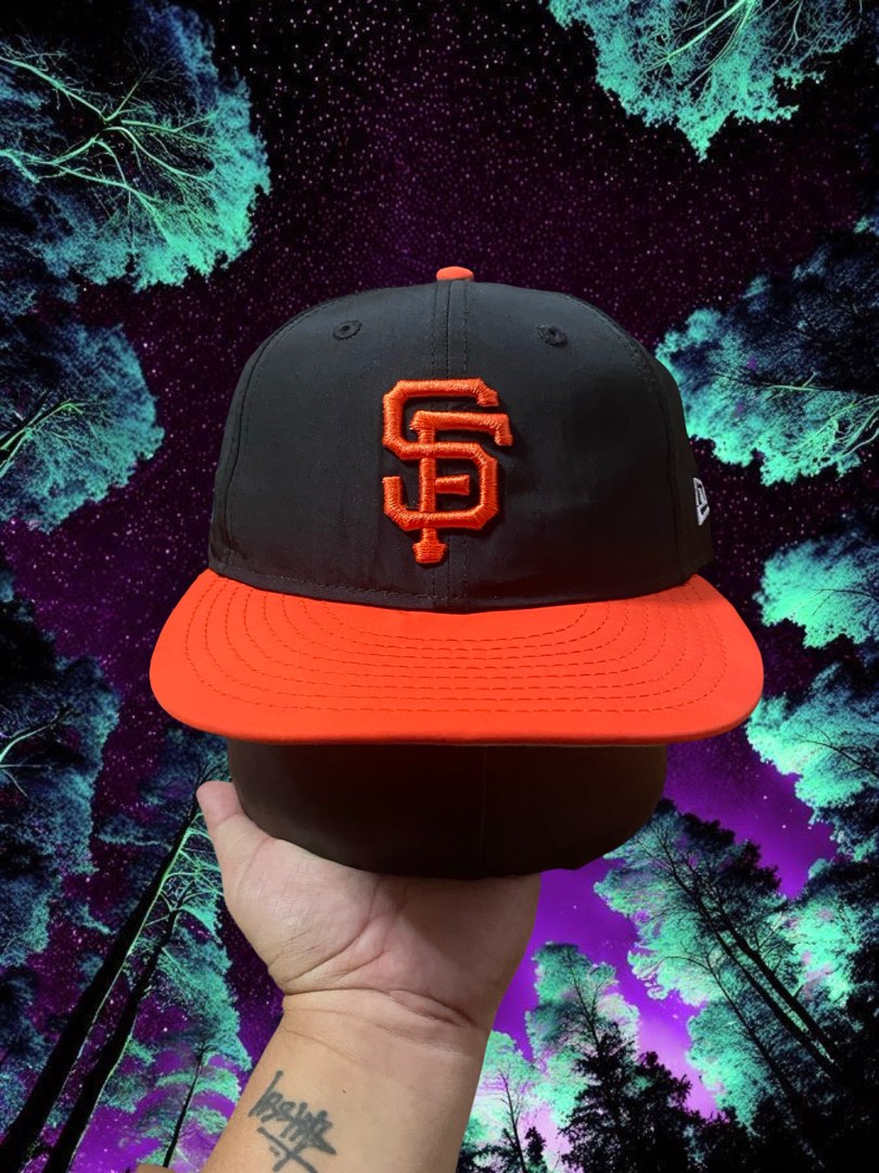 New Era X Eric Emanuel SF Giants Fitted Hat, Men's Fashion, Watches ...