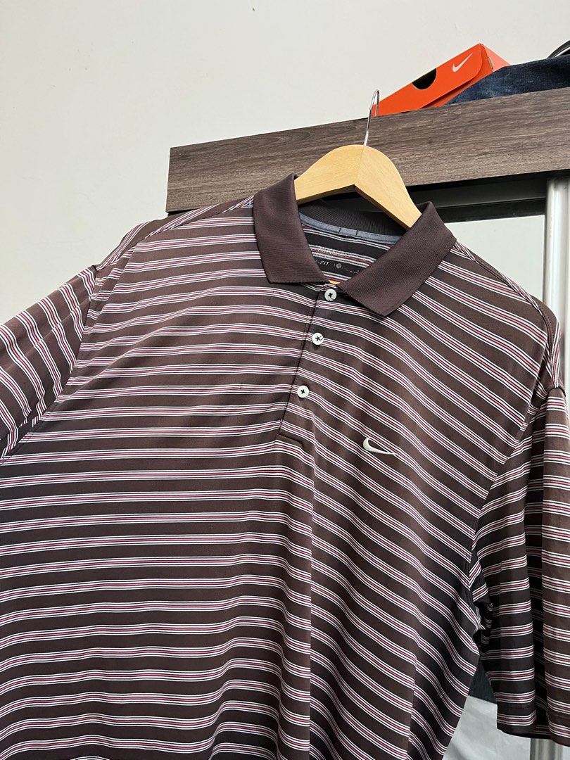 NIKE COLLAR ( KAIN JERSEY , CONDITION lAWA ), Men's Fashion, Tops ...