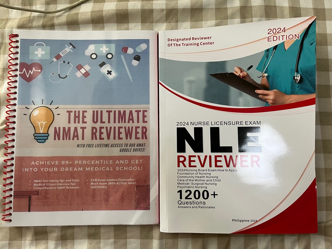 NLE & NMAT Reviewer Set, Hobbies & Toys, Books & Magazines, Textbooks ...