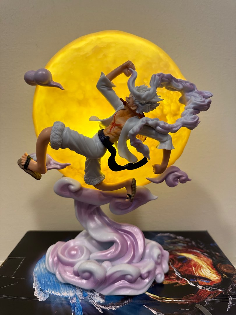 One Piece Luffy Moon (With Light) Action Figure 28cm, Hobbies & Toys ...