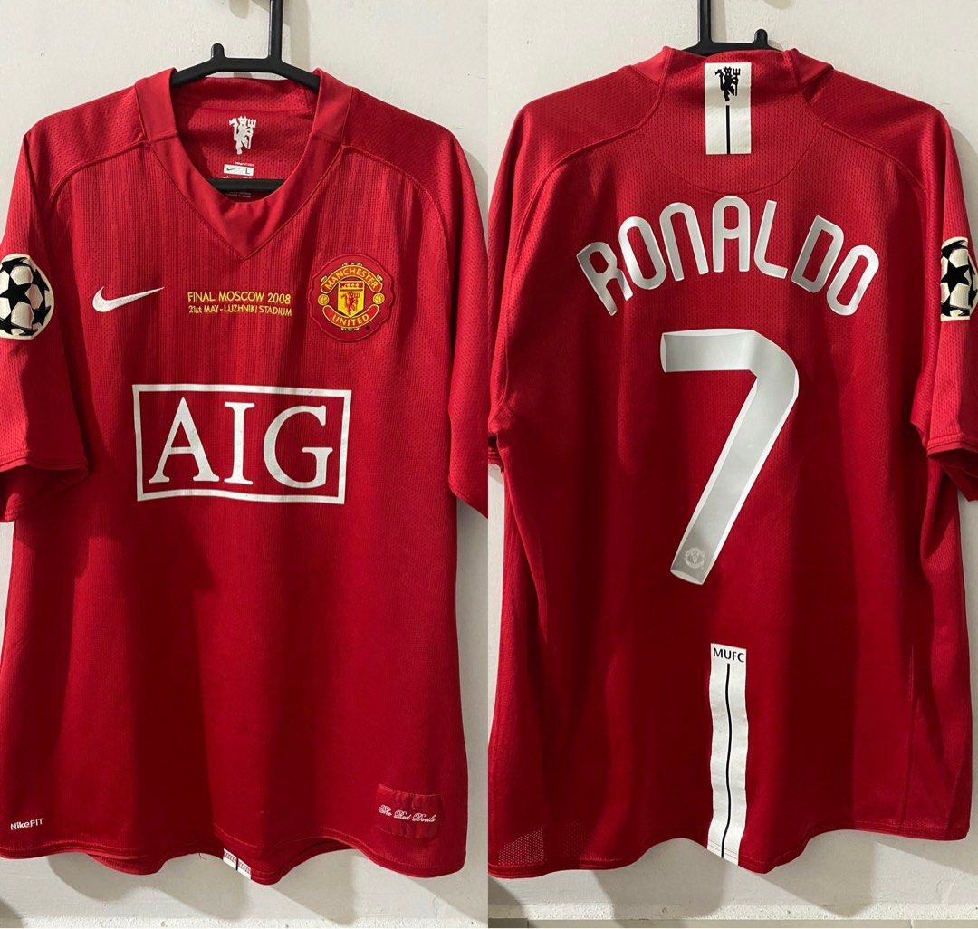 Original 2008 Manchester United Final Moscow Champions League Champion ...
