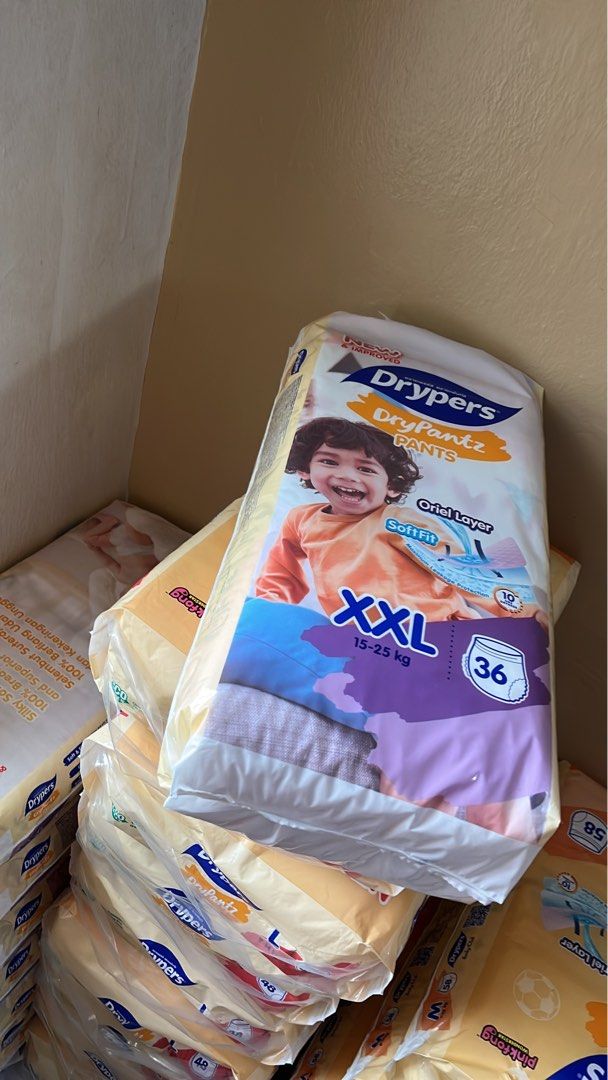 Pamperss XXL Pants Drypers, Babies & Kids, Bathing & Changing, Baby ...