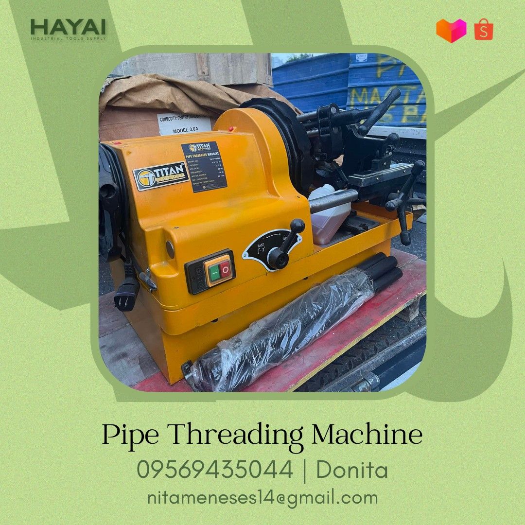 Pipe Threading Machine, Commercial & Industrial, Construction Tools ...