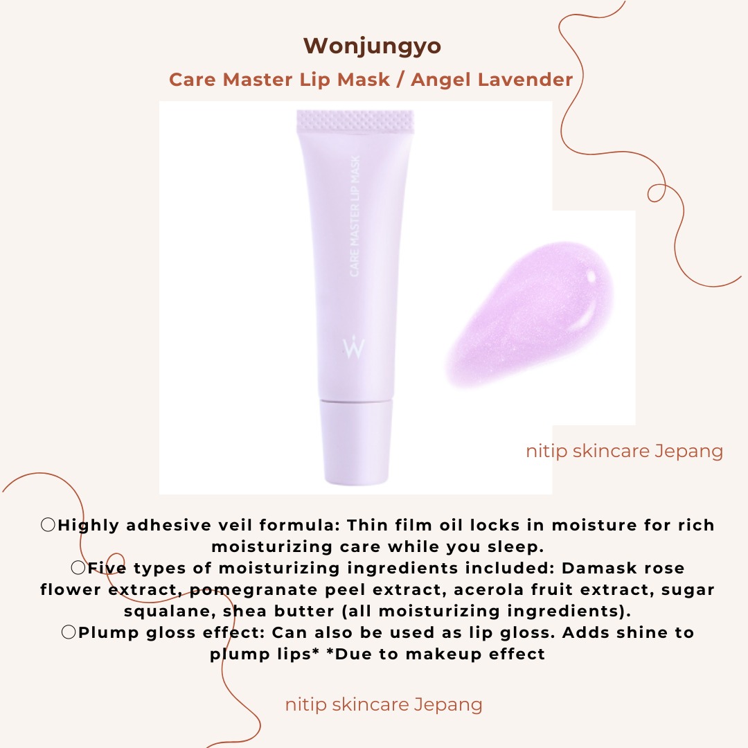 PO jepang -- Wonjungyo Care Master Lip Mask original, Kesehatan & Kecantikan, Rias Wajah di ...