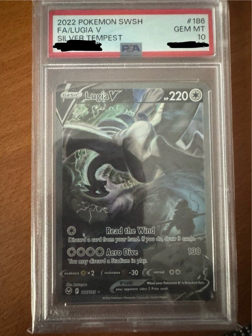 Pokemon Lugia V Alt Art AA #186 PSA 10, Hobbies & Toys, Toys & Games on ...