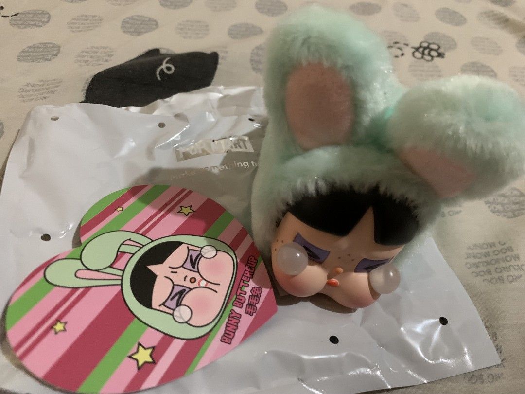 popmart cry baby power puff buttercup bunny (NO BOX), Toys ...
