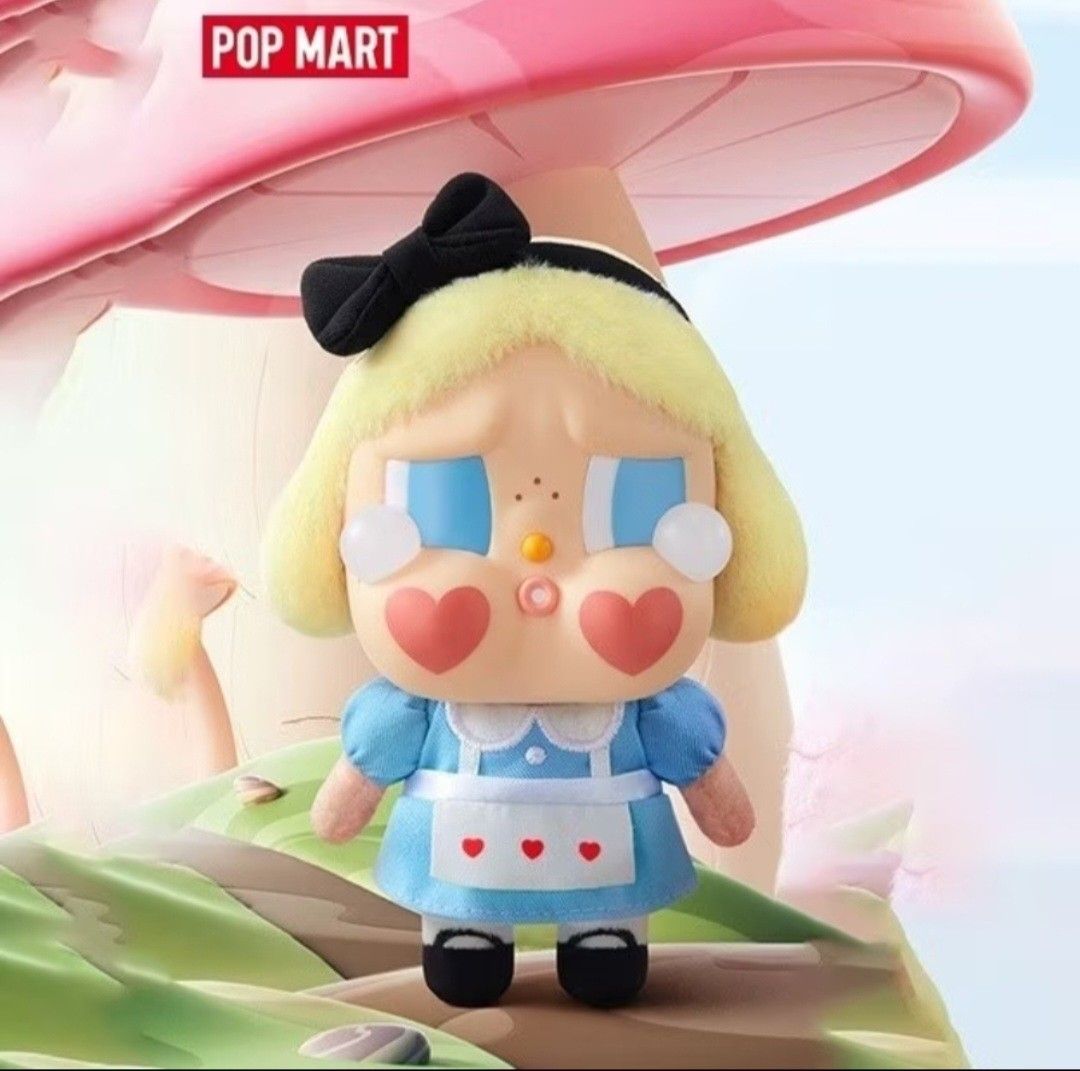 Popmart Crying Baby Crying Again She's Alice Plush Pendant, Hobbies ...